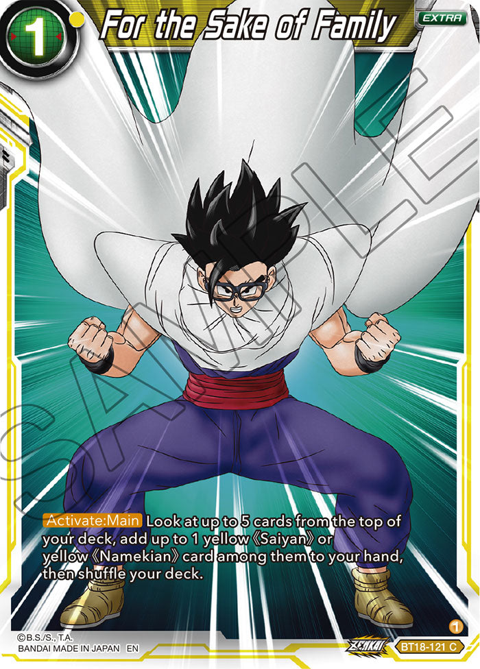 DBS Dawn of the Z-Legends BT18-121 For the Sake of Family – JGC ...