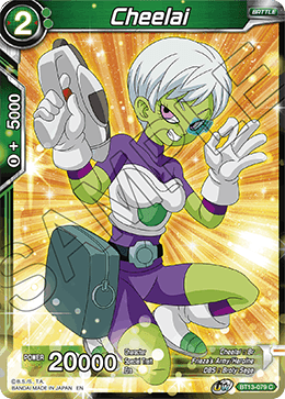 DBS Supreme Rivalry BT13-079 Cheelai – JGC Collectables